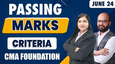 Passing Marks Criteria Cma Foundation June 2024 Exam 40 Marks In Every Subject Pass या Fail