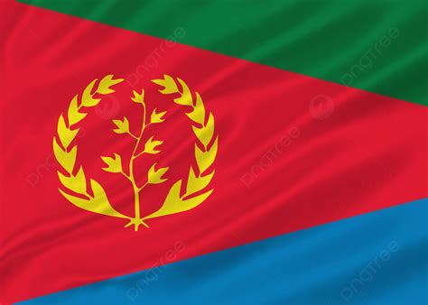 Waving Eritrea Flag Background Eritrea Flag Background Eritrea Flag