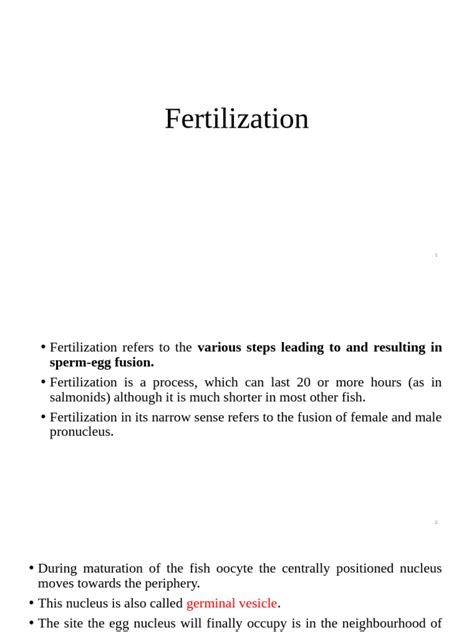 Fish Fertilization And Activation Process Pdf Fertilisation Meiosis