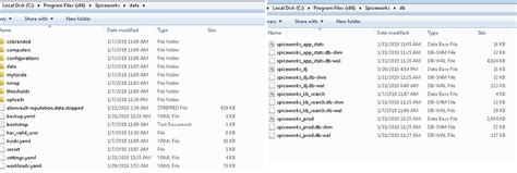 spiceworks server rebooted rolled back since the last reboot