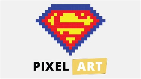 Superman Logo Pixel Art At Otto Atkinson Blog