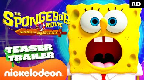 The Spongebob Movie Search For Squarepants Official Teaser Nickelodeon Youtube