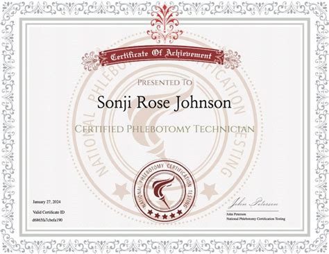 Phlebotomy Recertification Npct National Phlebotomy Certification