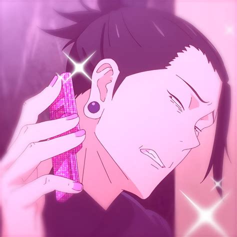 Geto Pink Phone Pfp Anime Laços