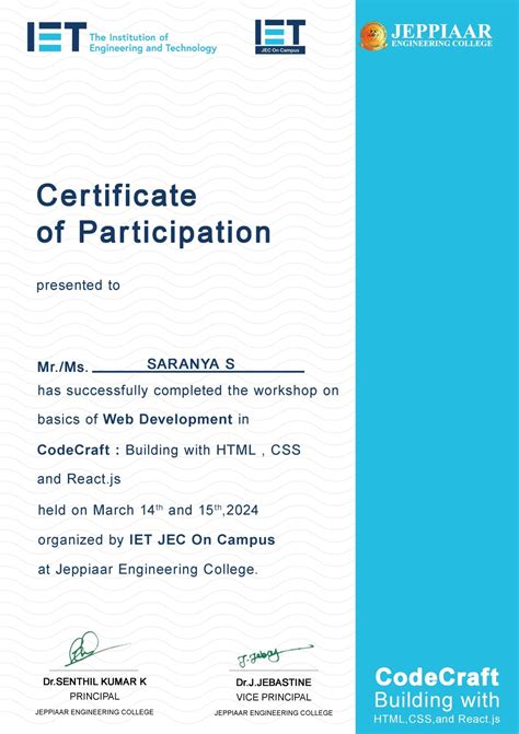 Saranya Sakthivel On Linkedin Webdevelopment Ietworkshop