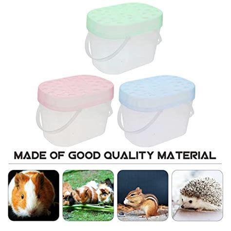 3pcs Travel Turtle Carrier Portable Turtle Tank Terrarium Habitat Case