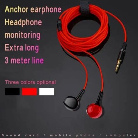 3m Extra Long Wires Headphone Super Bass Headset Wired In Ear Earphone