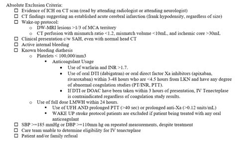 Tenecteplase Peripheral Brain