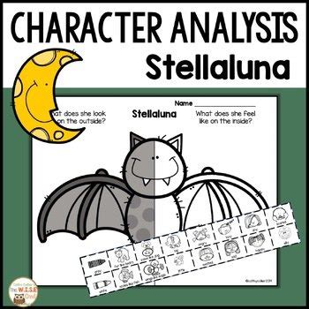 Character Traits Poster Anchor Chart Stellaluna K 1st Grade Fall