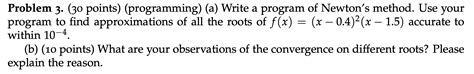 Problem 3 30 Points Programming A Write A Chegg Com