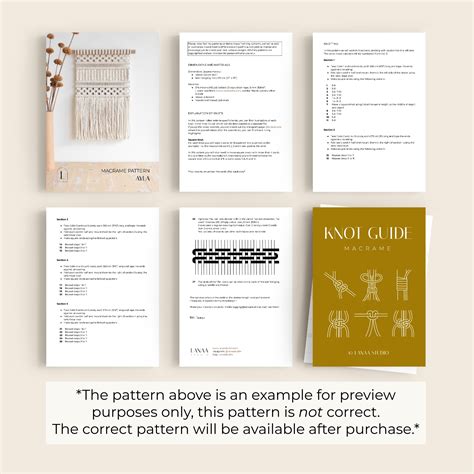 Macrame Pattern Zuri Lanaa Studio