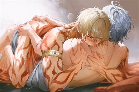 Rule 34 Anal Sex Anal Sex Biting Choker Claw Marks Honkai Star Rail Male Male Markings Mydei