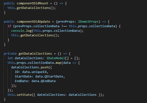 spfx using datetime control propertyfieldcollectiondata property pane