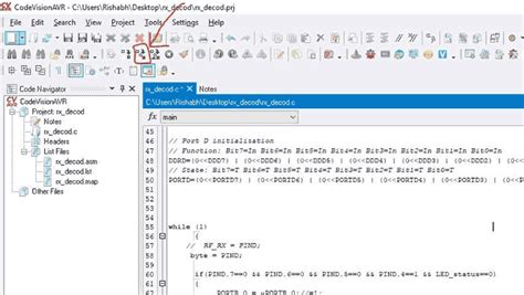 Interfacing RF Module With Atmega8 Communication Between Two AVR Microcontrollers