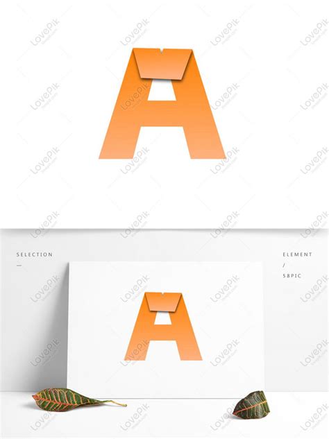 문자 A 그라디언트 종이 접기 Origami Art 글꼴 일러스트 Png 및 벡터 이미지 무료 다운로드 Lovepik