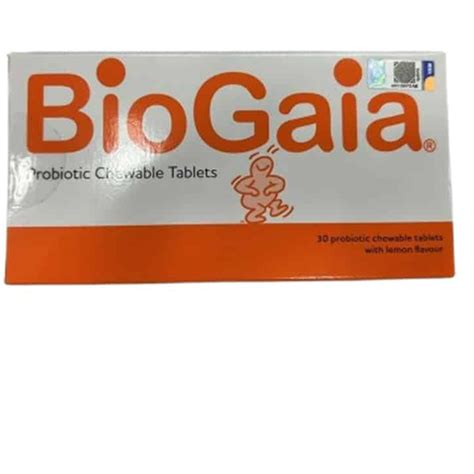 Biogaia Probiotic Chewable Tablets With Lemon Flavour 30s Expired