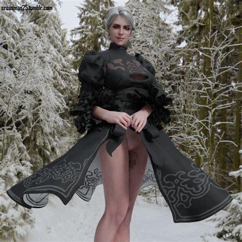 Rule 34 2018 3d Bottomless Cd Projekt Red Ciri Crossman25 Female Nier Automata No Panties