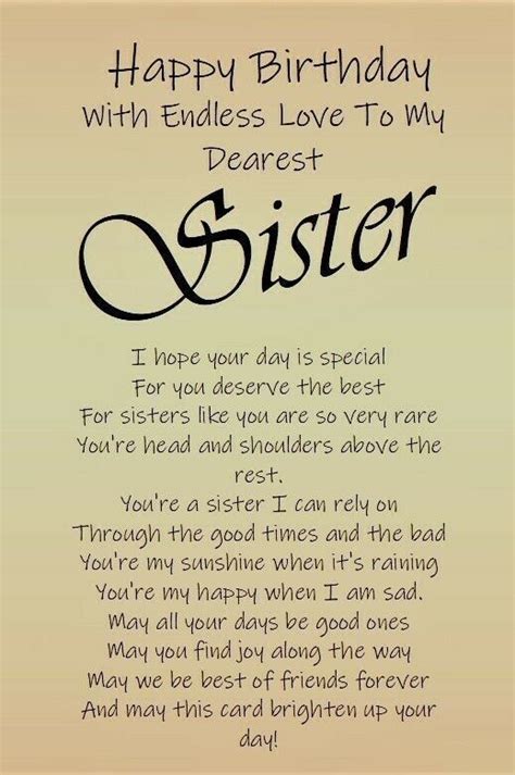 Sister Birthday Quotes And Sayings