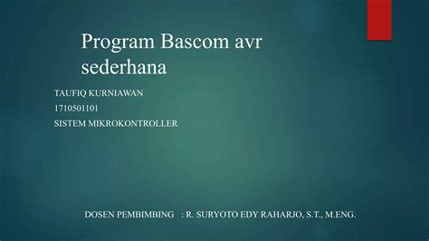 Program Bascom Avr Sederhana Pptx