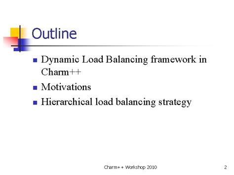 Hierarchical Load Balancing For Large Scale Supercomputers Gengbin