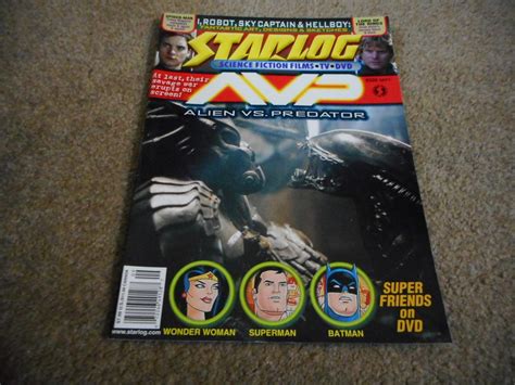 326 Starlog Sci Fi Movie Magazine Unread Alien Vs Predator 1994857233