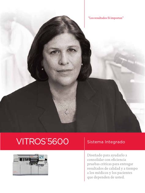 Cl12205vitros5600integratedsystemesfinal 2 Pdf Laboratorios