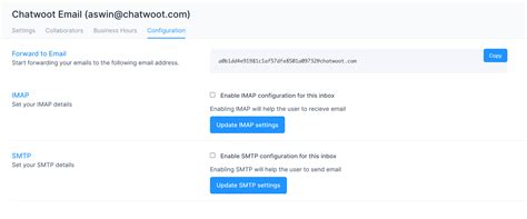 How To Setup An Email Channel User Guide Chatwoot