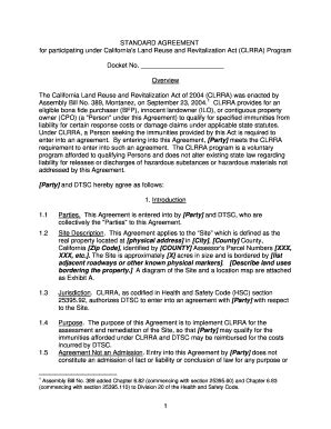 Fillable Online Dtsc Ca Clrra Dtsc Form Fax Email Print PdfFiller