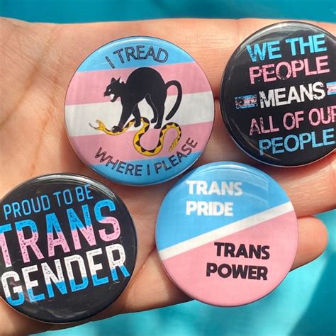 Transgender Buttons Etsy