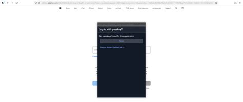 Passkey Not Available On Desktop Browser Apple Login Password