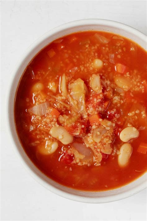 Vegan Cabbage Stew With Bulgur And Navy Beans The Full Helping