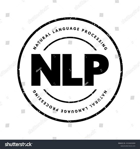 Nlp Natural Language Processing Subfield Linguistics Stock Vector Royalty Free