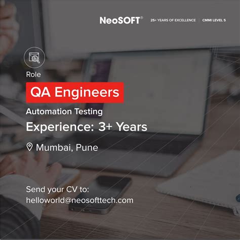 Neosoft On Linkedin Wearehiring Buildforbillions Qa