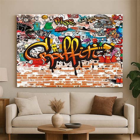 Graffiti Wall Art Urban Street Art Canvas Hip Hop Wall Decorstreet