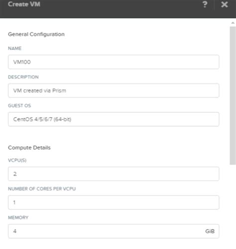 Manage Vsphere Virtual Machines In Nutanix Prism Virtualization