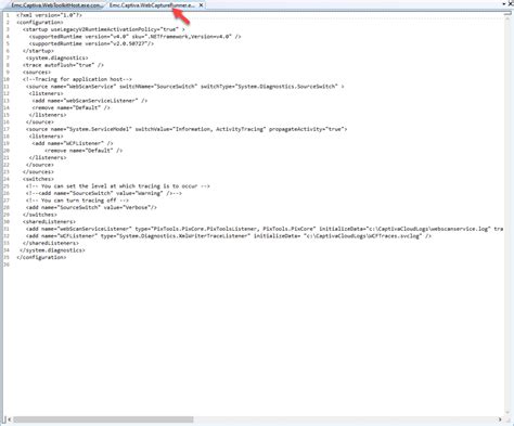 Enable Captiva Cloud Toolkit Cct Logging