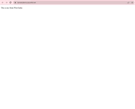 Ensure High Availability For A Web Application Using Azure Front Door Mohammed Ramees
