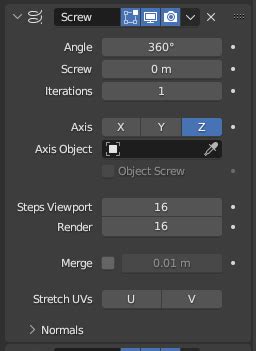 Modeling How To Avoid Pinching When Using The Single Vert And Screw Modifier Blender Stack