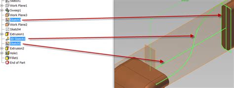 在 Inventor 的扫掠命令中控制扭转作