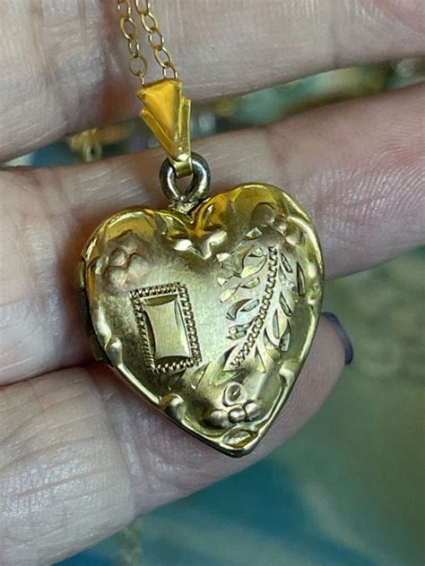 Vintage Locket Necklace Vintage Paris Jewelry