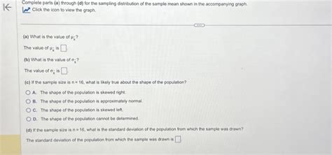 Solved Complete Parts A Through D For The Sampling Chegg