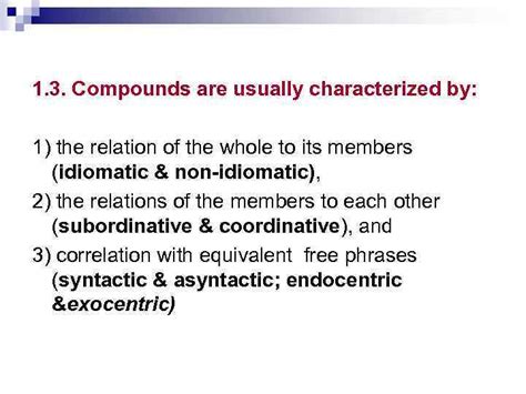 Main Types Of Word Formation Compounding And Conversion Lecture