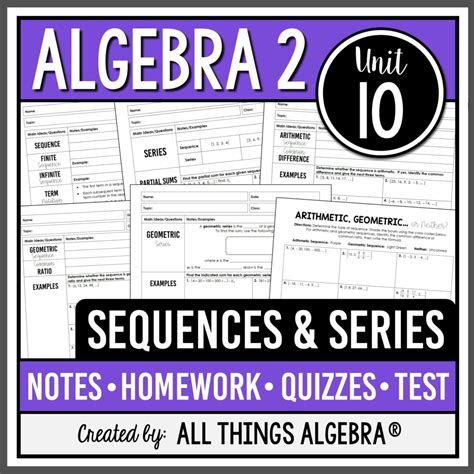 Algebra 2 Unit 8 Rational Functions All Things Algebra®
