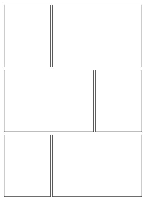 Comic Strips Templates For Free Pdf Printable Edutechspot