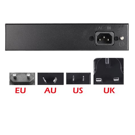 10 Ports Poe Switch 48v Power Over Ethernet Networ Grandado