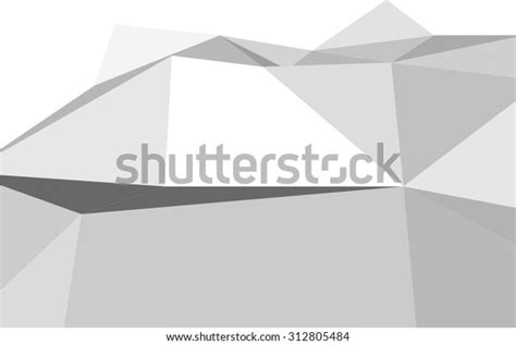 Irregular Abstract Linear Grid Graphical Triangle Stock Vector Royalty Free 312805484