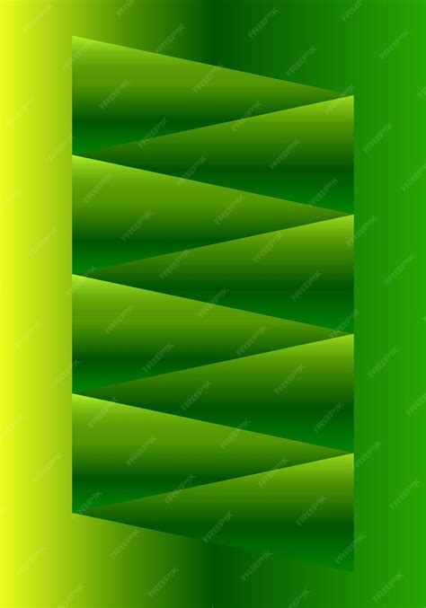 Premium Vector Geometric Triangles Green Gradient Abstract Background