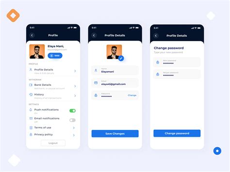 Profile Screen App Design By Elayamanikandan On Dribbble