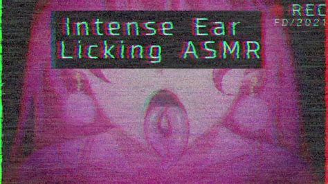 Cute Female Ear Tonguing And Yelling Asmr Vhs Noise