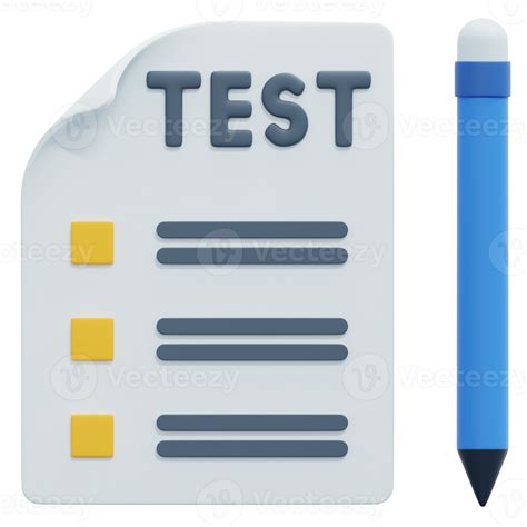 Test 3d Render Icon Illustration 11650212 Png